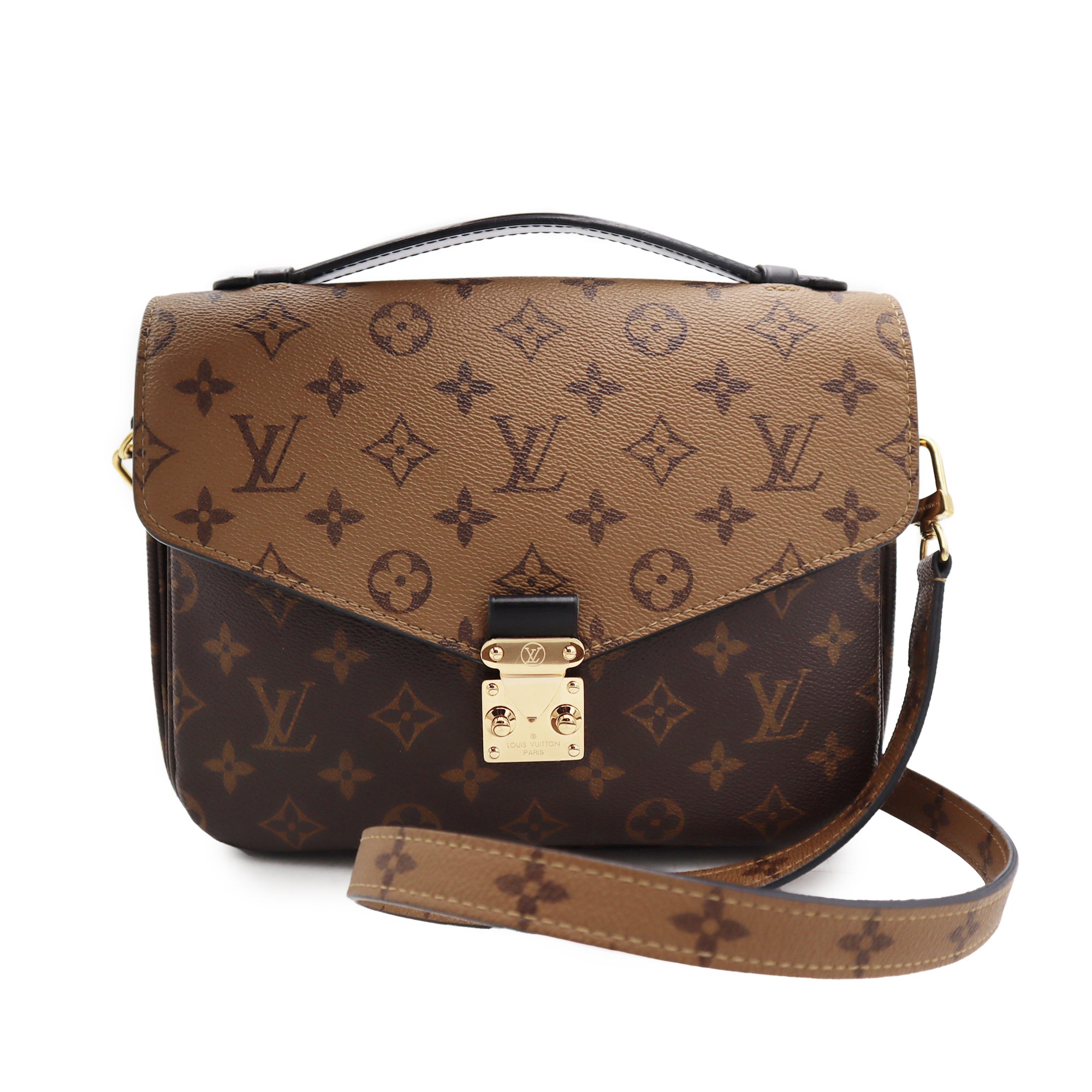 Louis Vuitton Monogram Reverse Canvas Pochette Metis Shoulder Bag – Foreign Objects