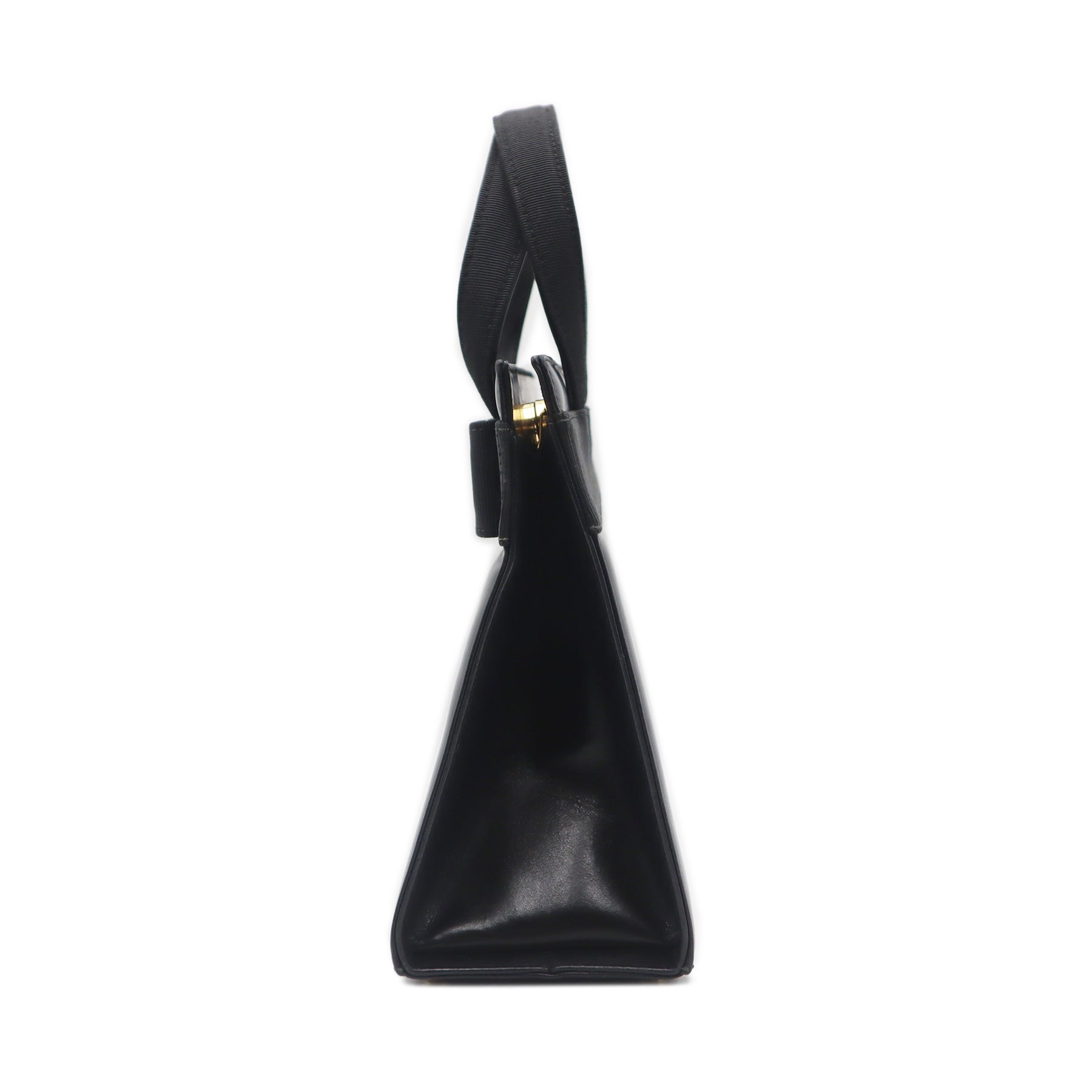 Salvatore Ferragamo Calfskin Vara Top Handle Bag – Foreign Objects