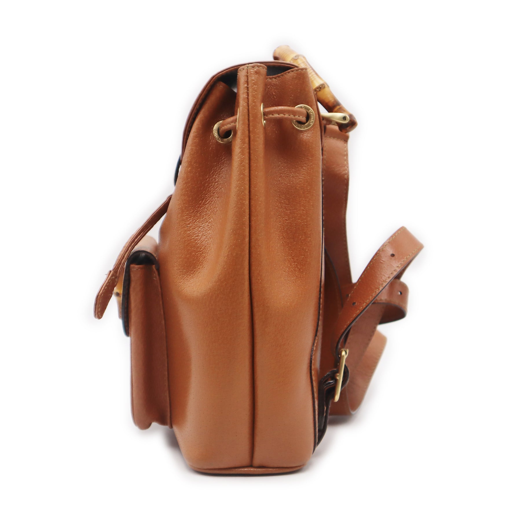 Gucci Leather Bamboo Backpack – Foreign Objects