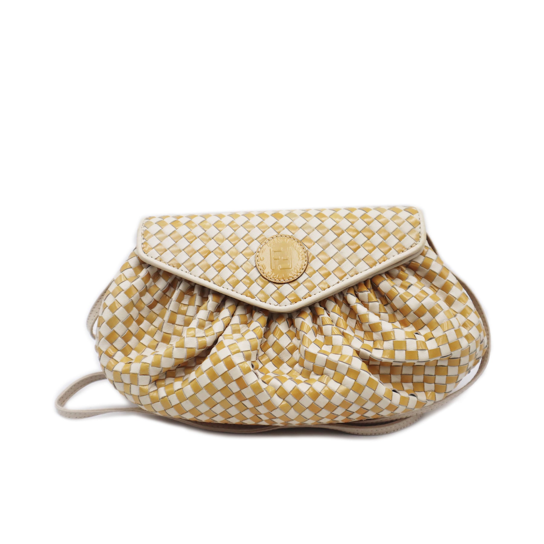 Fendi Woven Leather Shoulder Bag – Foreign Objects