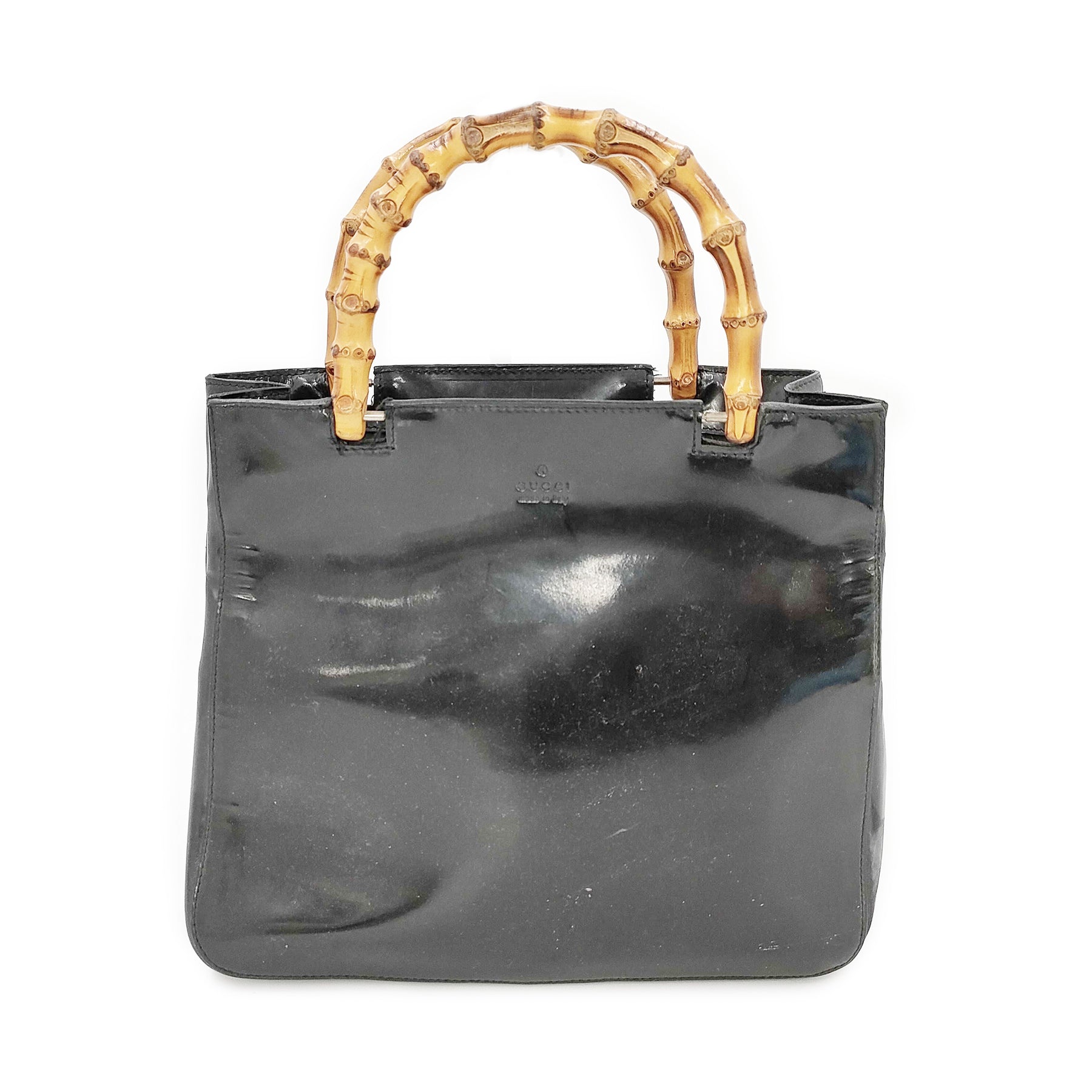 Gucci Patent Bamboo Tote Bag – Foreign Objects